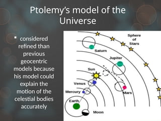 Ptolemaic, Copernican, and Tychonic Model of the Universe.pptx