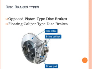 Ppt on ceramic disc brakes | PPTX