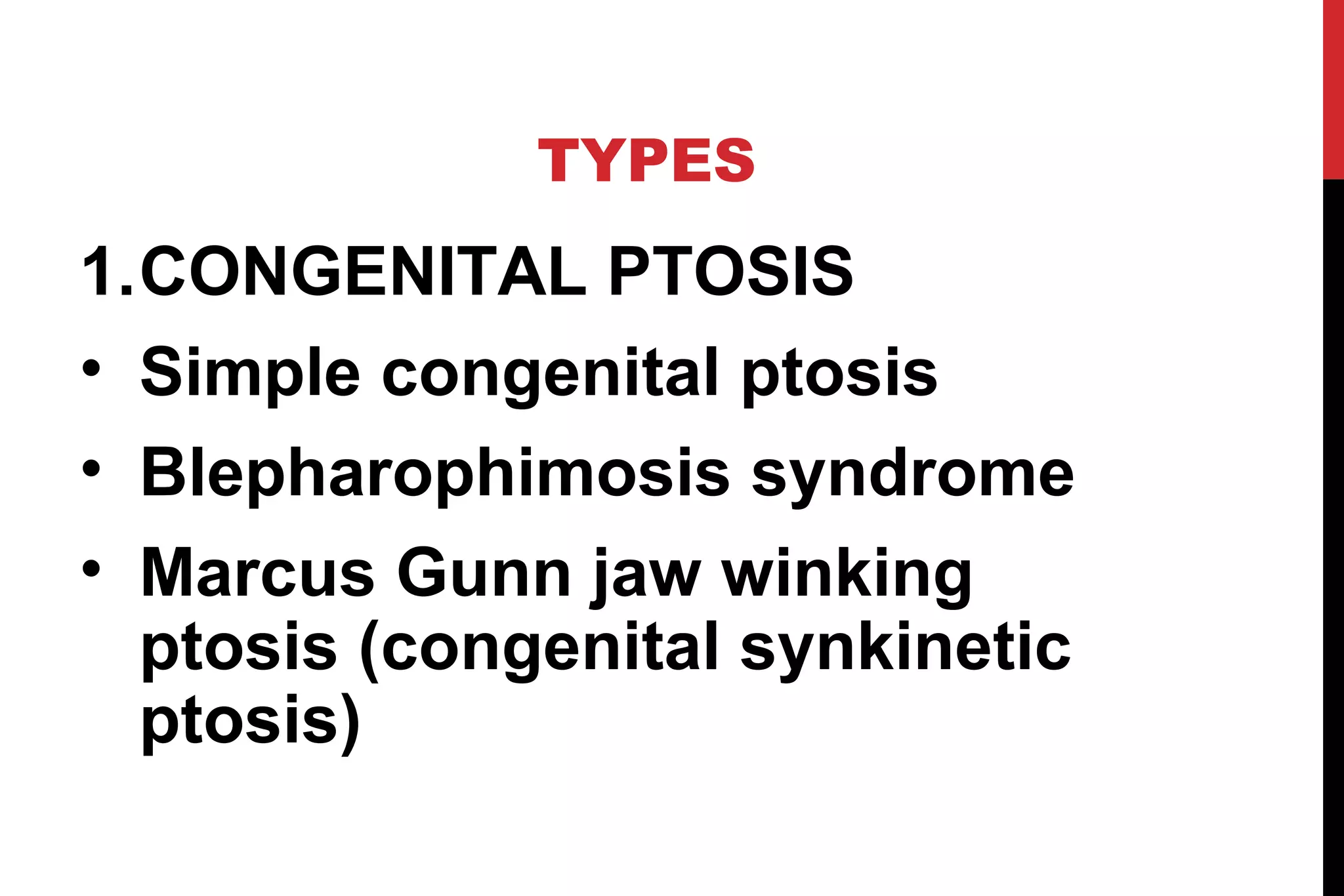 Ptosis | PPT