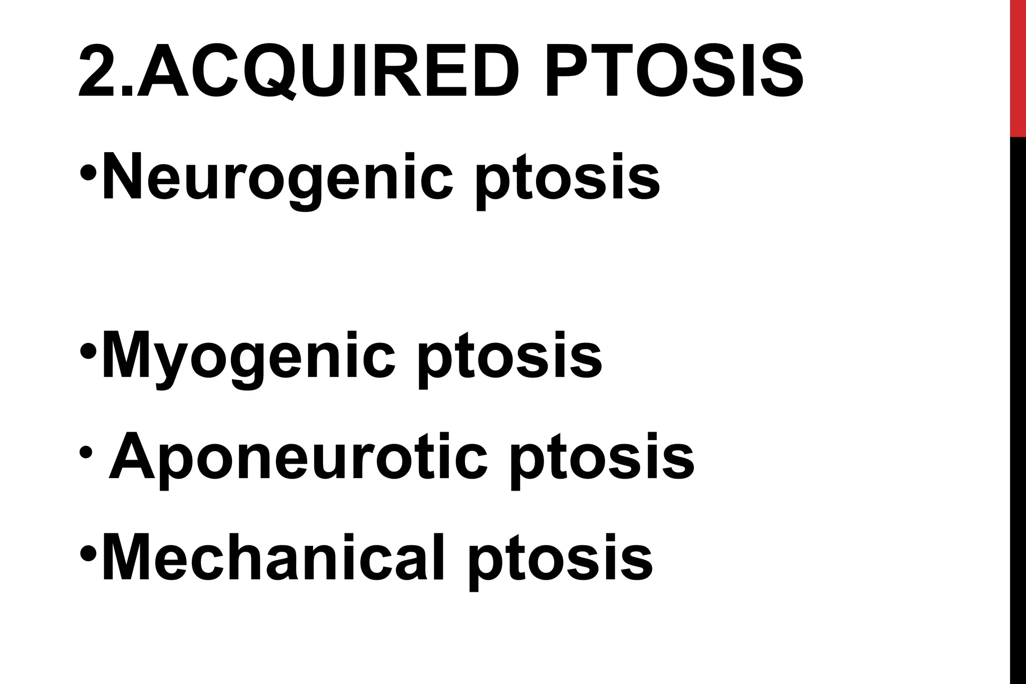 Ptosis | PPT