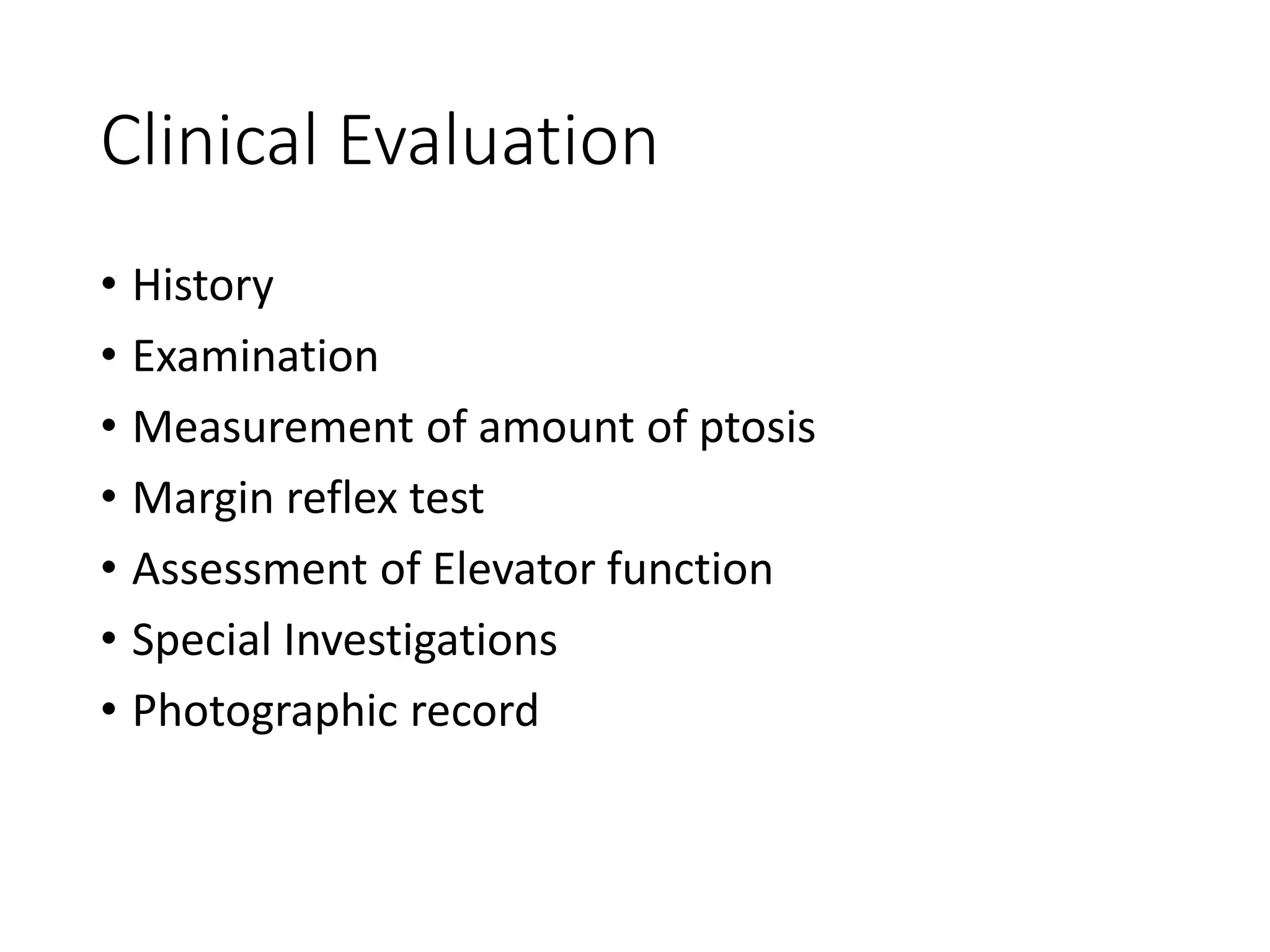 Ptosis | PPTX | Eye and Vision Conditions | Diseases and Conditions
