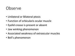 Ptosis | PPTX