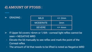 PTOSIS OF UPPER LID AND MANAGEMENT OF PTOSIS | PDF