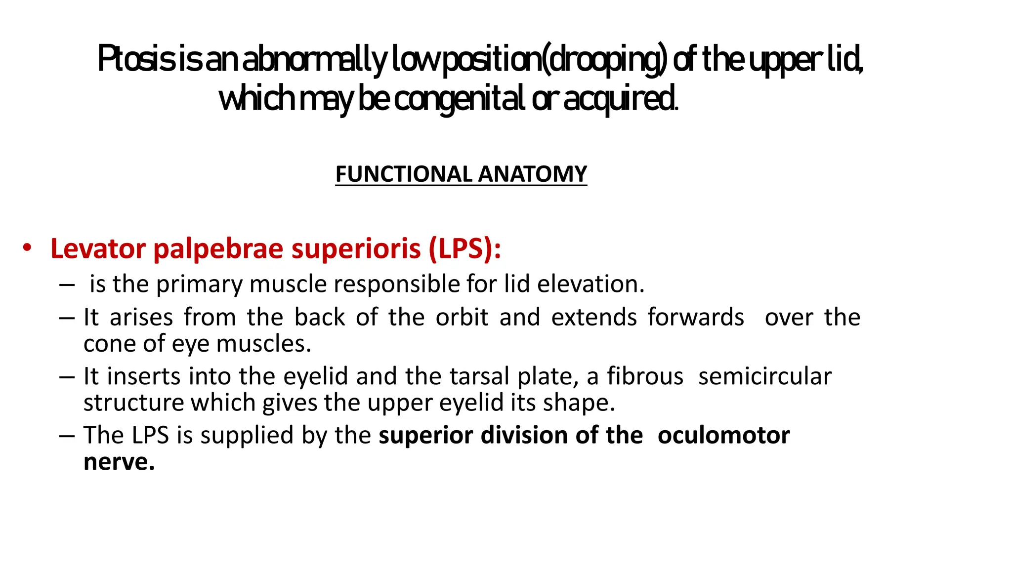 PTOSIS management and caseswiith discussion | PPT | Free Download
