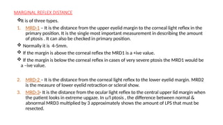 THE PTOSIS (the eye droopng disease) .pptx