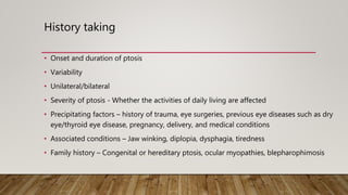 Ptosis Evaluation.pptx