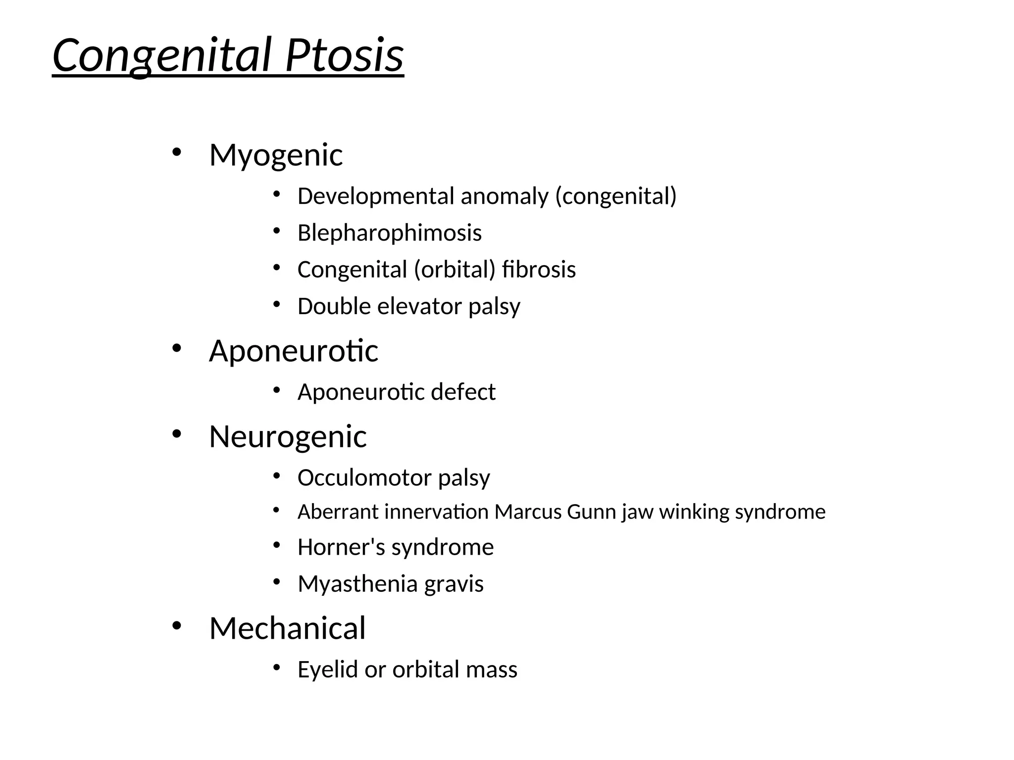 ptosis evaluation and management presentation | PPT