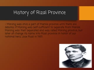 All about the province of Rizal | PPTX