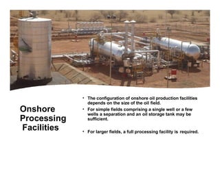 production operation for oil and gas at surface | PPTX