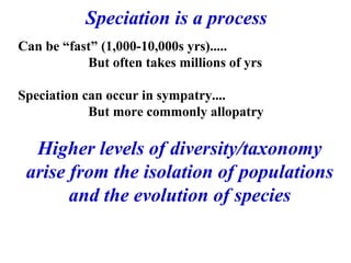 Species and speciation | PPT