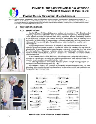 Ptpm002 Pt Mgmt Of Limb Amputees | PDF