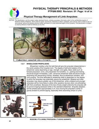 Ptpm002 Pt Mgmt Of Limb Amputees | PDF