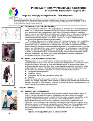 Ptpm002 Pt Mgmt Of Limb Amputees | PDF