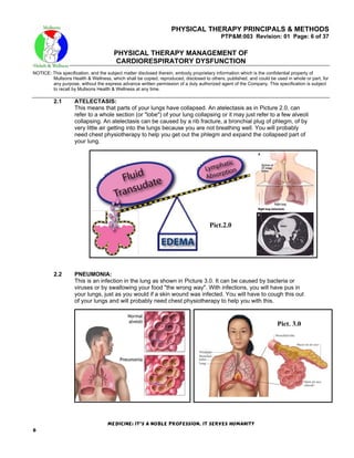 PHYSICAL THERAPY MANAGEMENT OF CARDIORESPIRATORY DYSFUNCTION | PDF