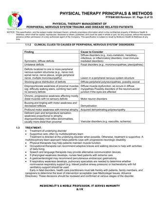 PTP&M009 PTM of Peripheral Nervous System trauma and disea… | PDF