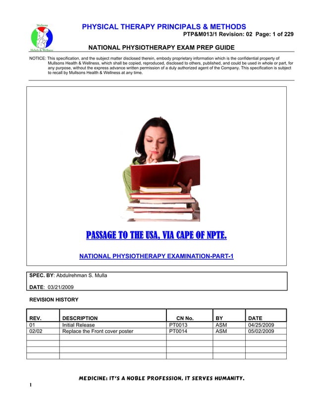 Ptp&M013 Npte 1 | PDF