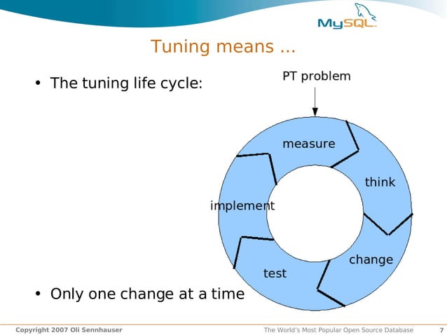 MySQL Performance Tuning | PDF | Databases | Computer Software and Applications