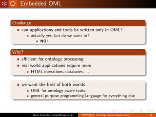 Ontology Aware Applications | PPT