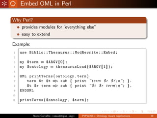 Ontology Aware Applications | PPT