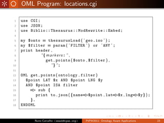 Ontology Aware Applications | PPT