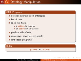 Ontology Aware Applications | PPT