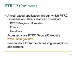Ptrcp overview and info | PPT