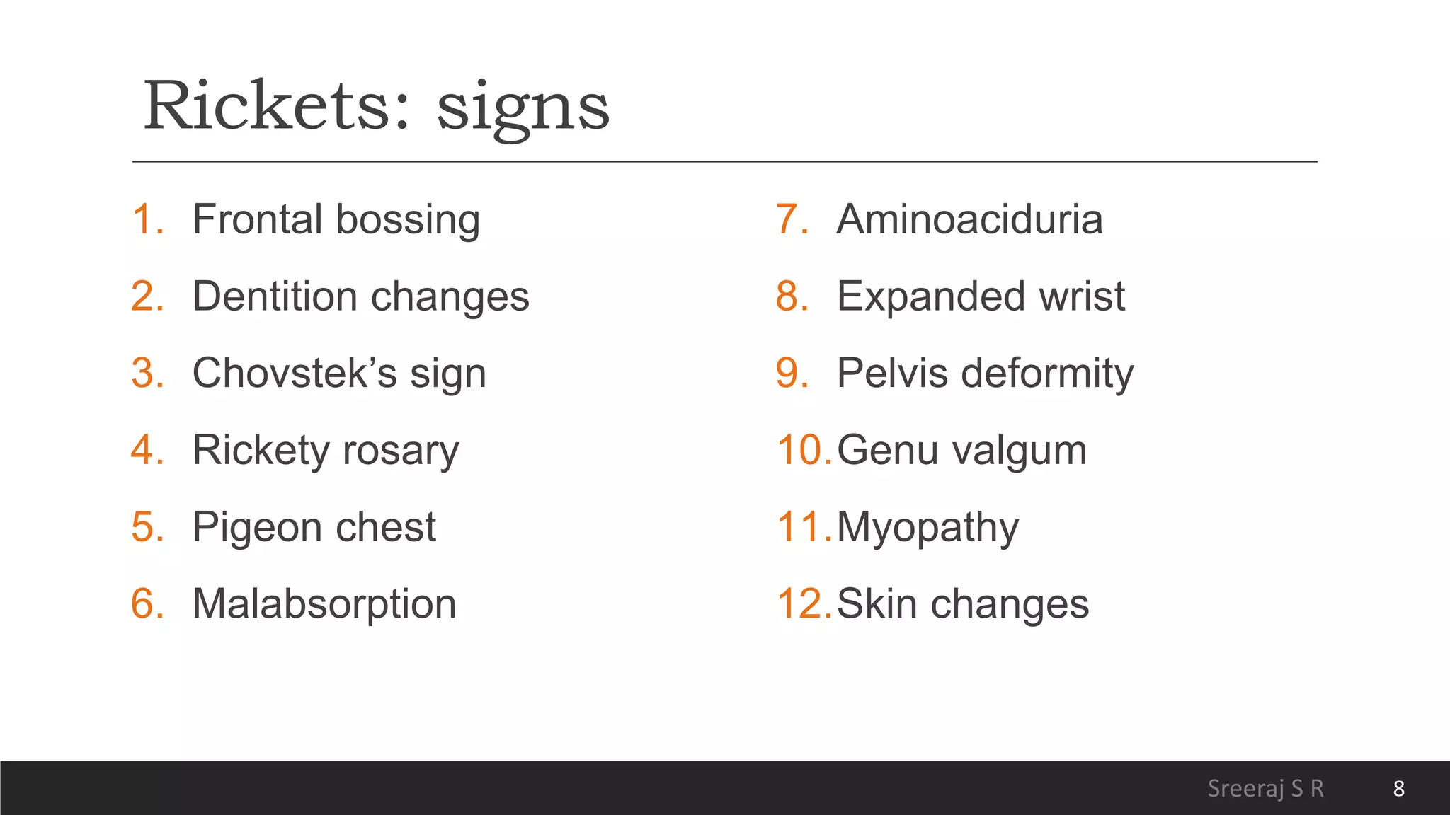 Physiotherapy for Rickets and Osteomalacia | PPTX