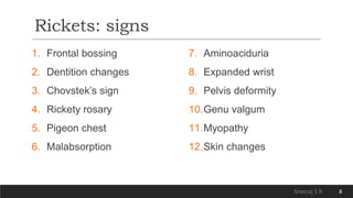 Physiotherapy for Rickets and Osteomalacia | PPTX