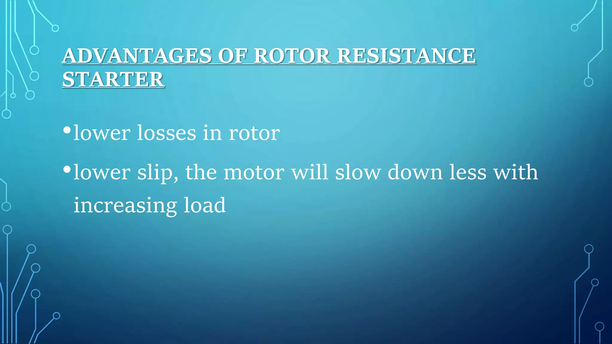TYPES OF ELECTRICAL STARTERS | PPTX