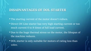 TYPES OF ELECTRICAL STARTERS | PPTX