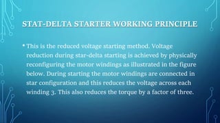TYPES OF ELECTRICAL STARTERS | PPTX