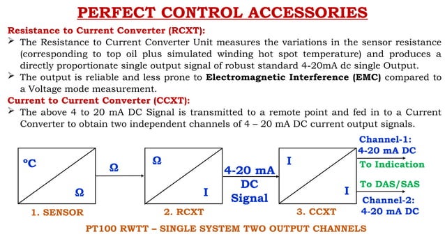 power transformer Temp Measurement indicators | PPTX