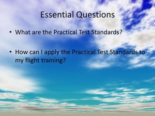 Practical Test Standards (Group C) | PPT