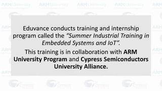 Embedded Systems Design and Programming & Internet of Things | PPT