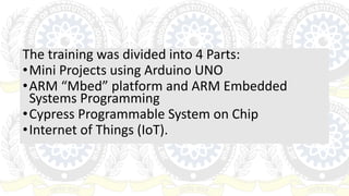 Embedded Systems Design and Programming & Internet of Things | PPT