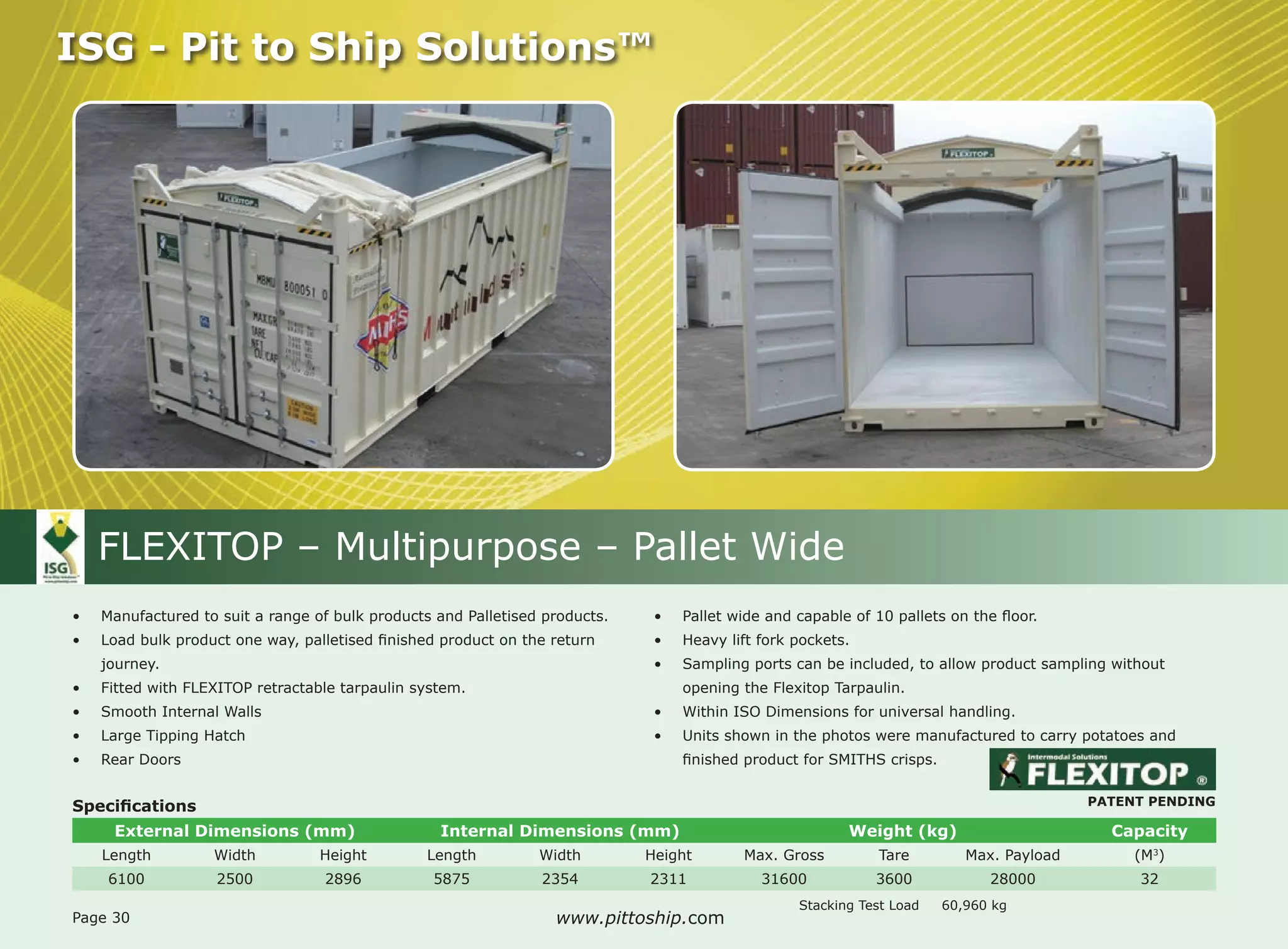ISG Pit to Ship Bulk Container Brochure 2015 | PDF | Africa Travel ...
