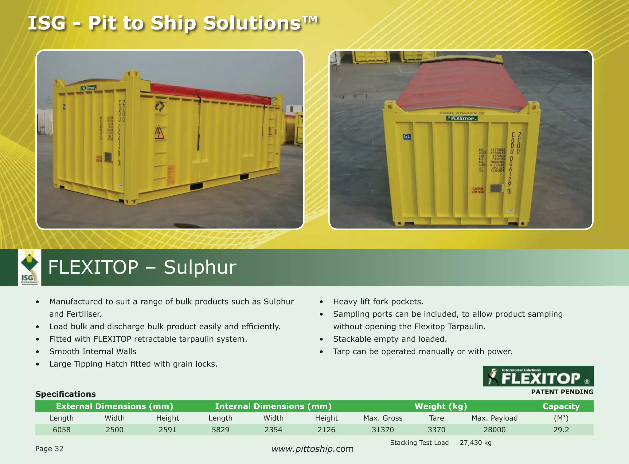 ISG Pit to Ship Bulk Container Brochure 2015 | PDF | Africa Travel ...