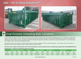 ISG Pit to Ship Bulk Container Brochure 2015 | PDF