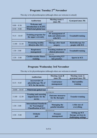 Pt sci workshop_registration | PDF | Physical Therapy | Wellness