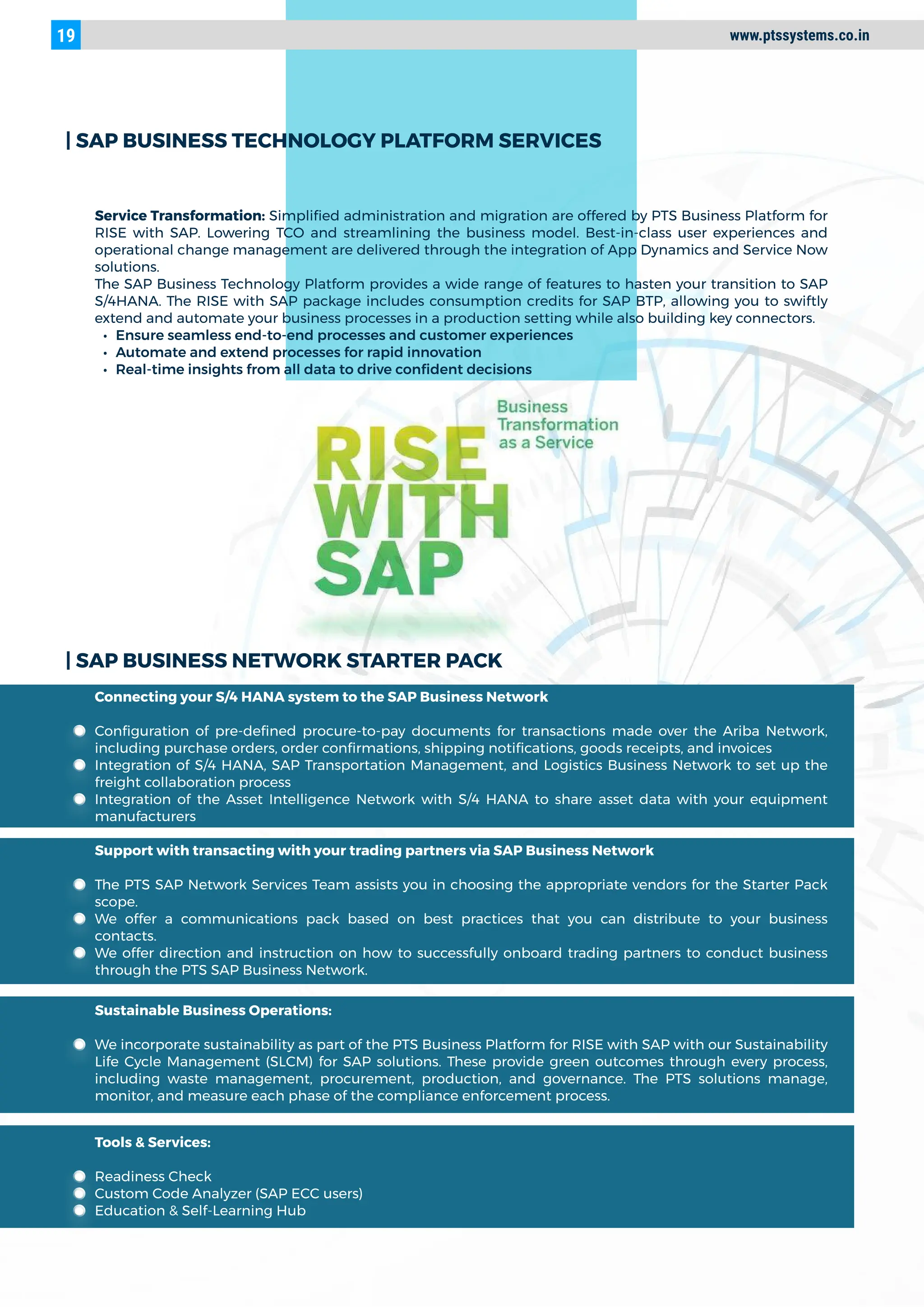 PTS Company Brochure 2025/SAP PROVIDER.. | PDF
