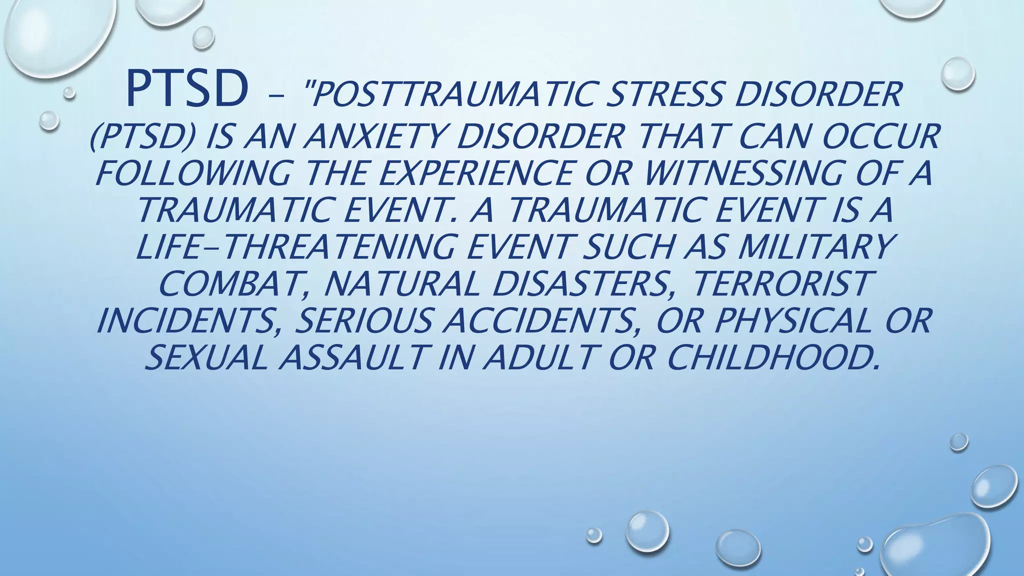 Ptsd | PPTX