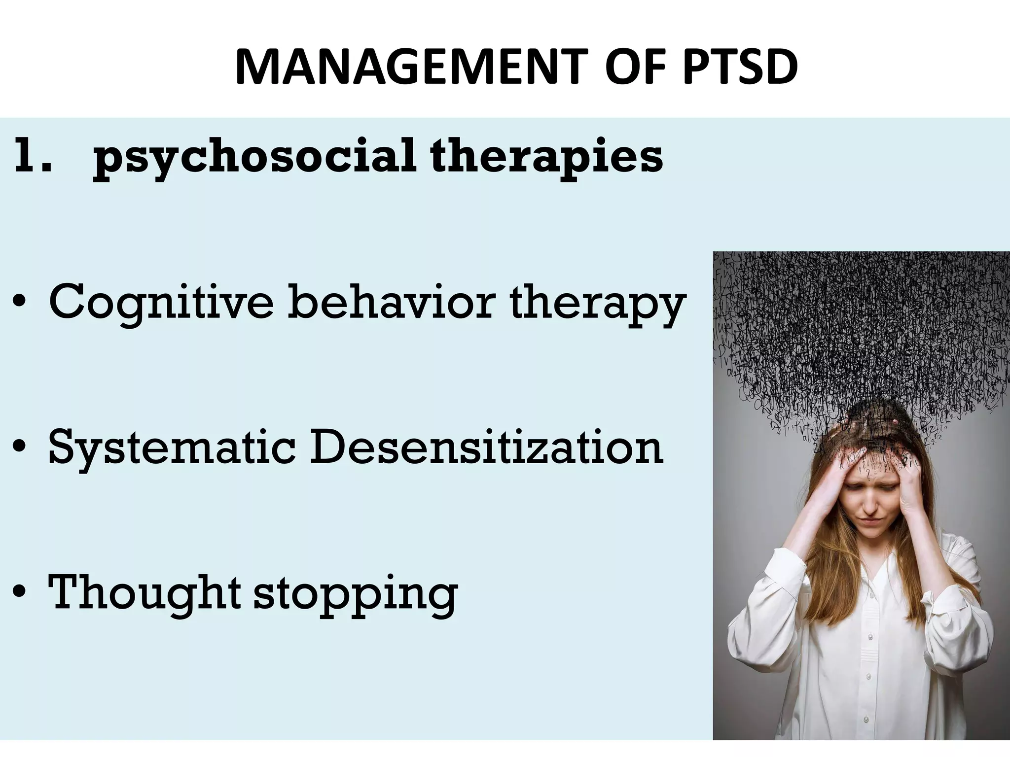 Post traumatic stress disorder (PTSD) | PDF