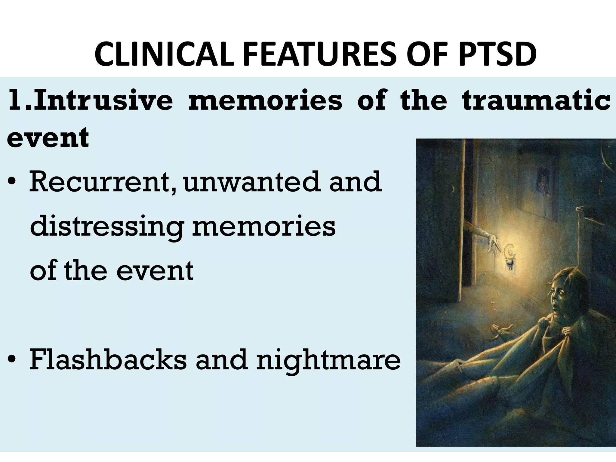 Post traumatic stress disorder (PTSD) | PDF