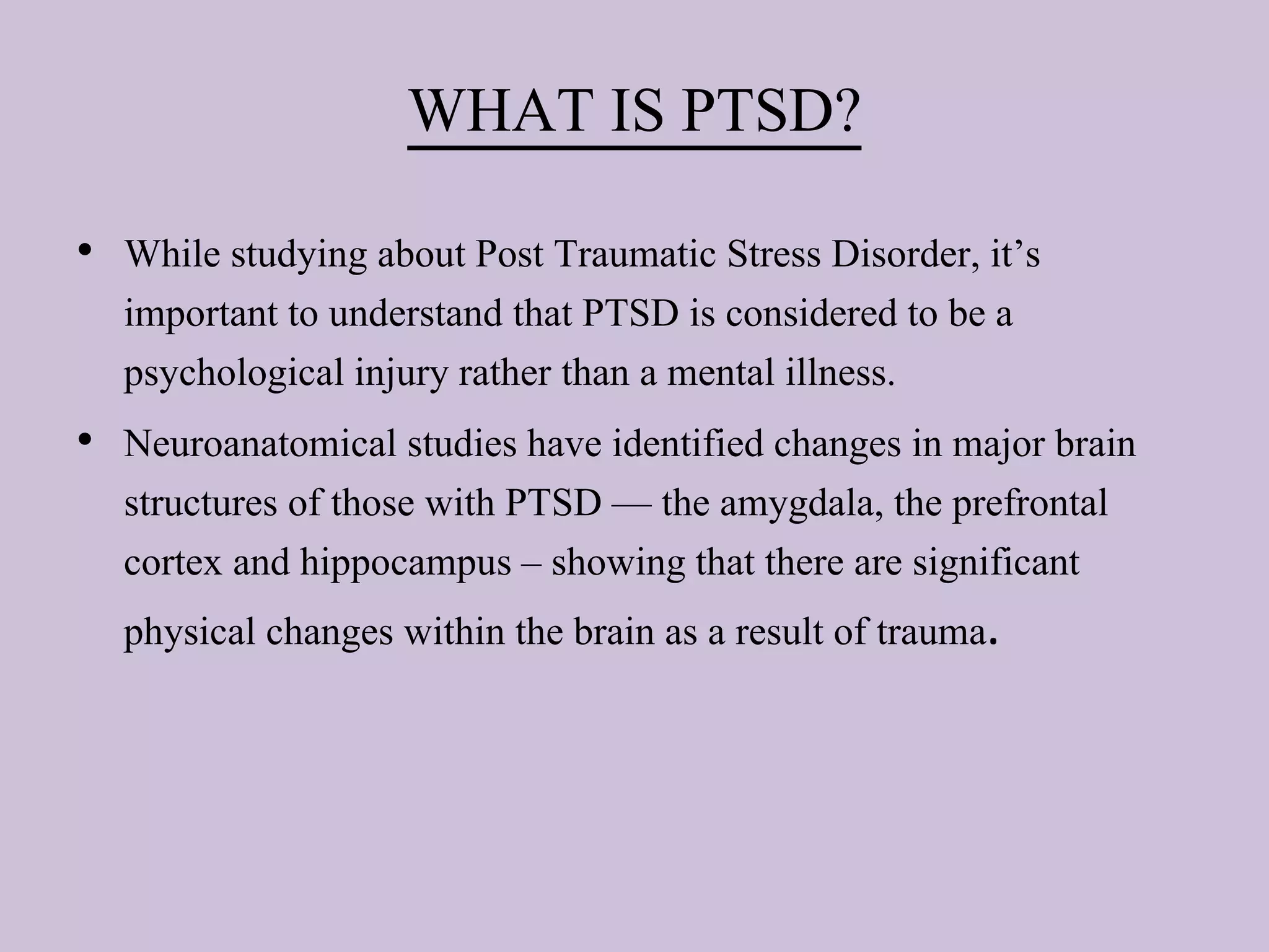 Ptsd | PPT