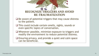 Post Traumatic Stress Disorder in nursing .pptx