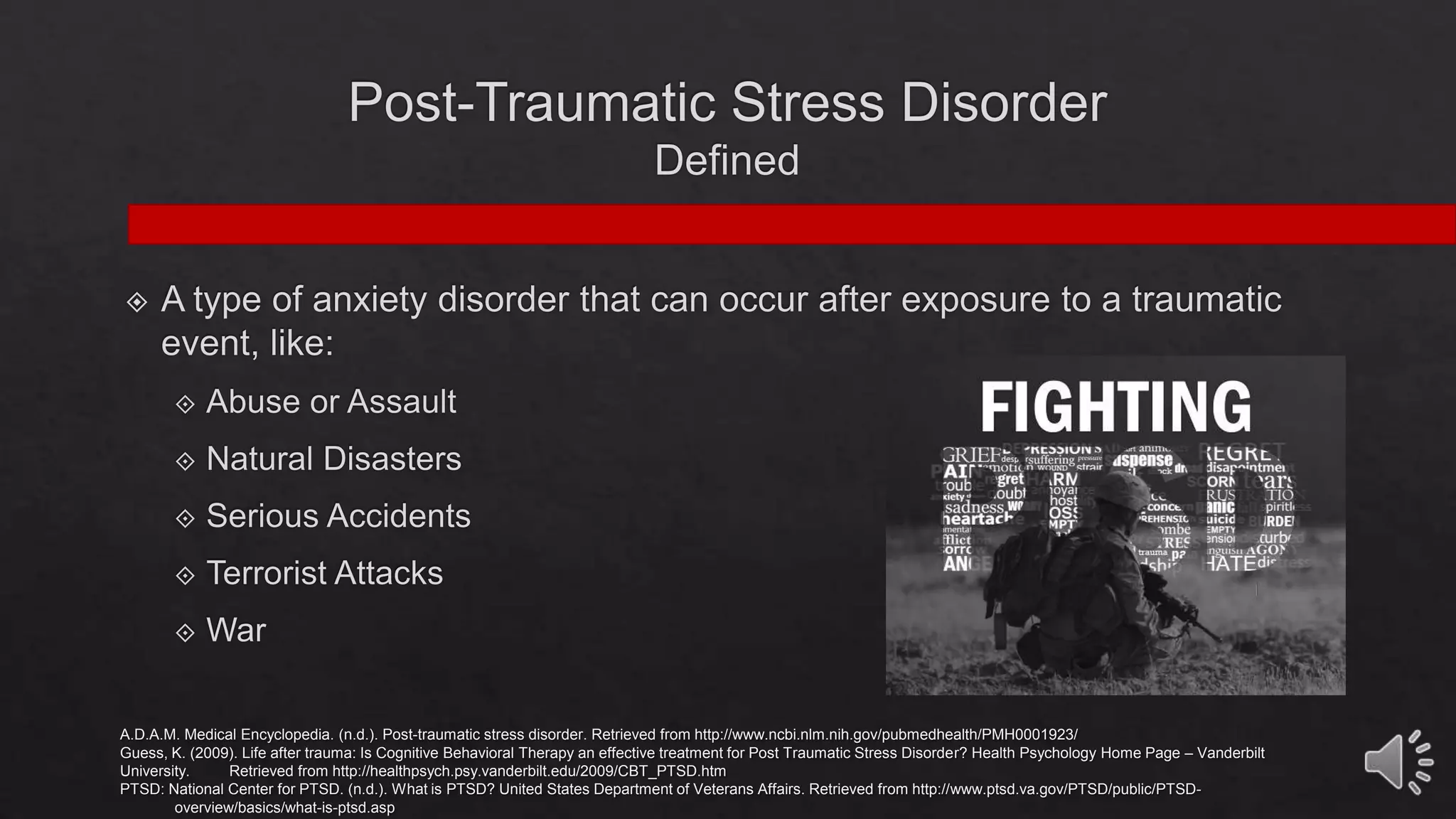 Post-Traumatic Stress Disorder: New and Alternative Treatment Methods ...