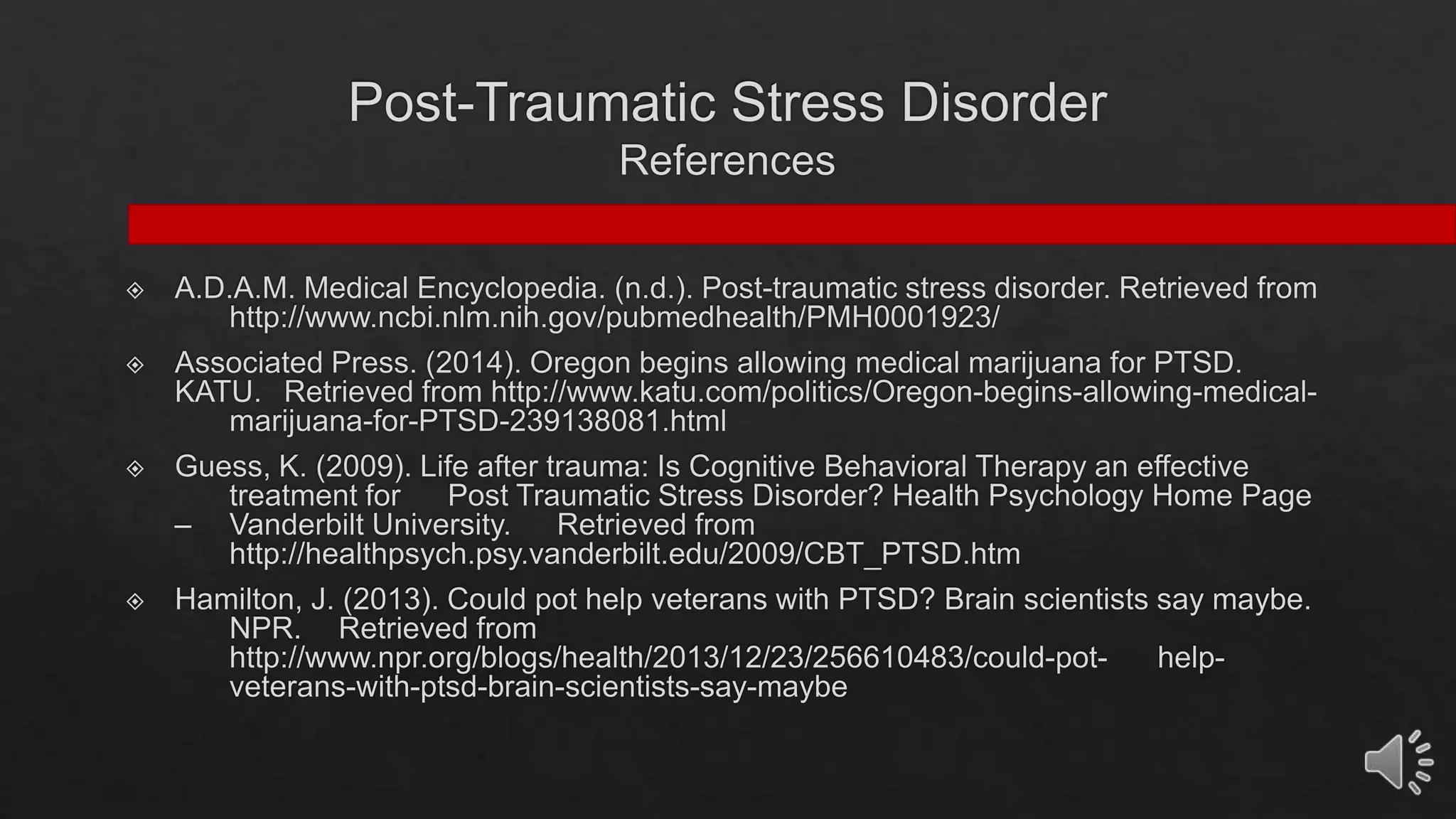 Post-Traumatic Stress Disorder: New and Alternative Treatment Methods ...