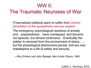 PTSD Historical Overview | PDF