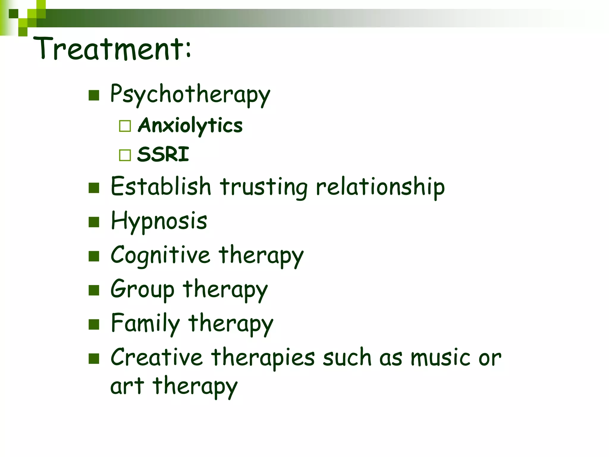 Ptsd (post traumatic stress disorder) | PPTX