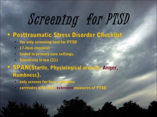 PTSD | PPT | Physical Therapy | Wellness